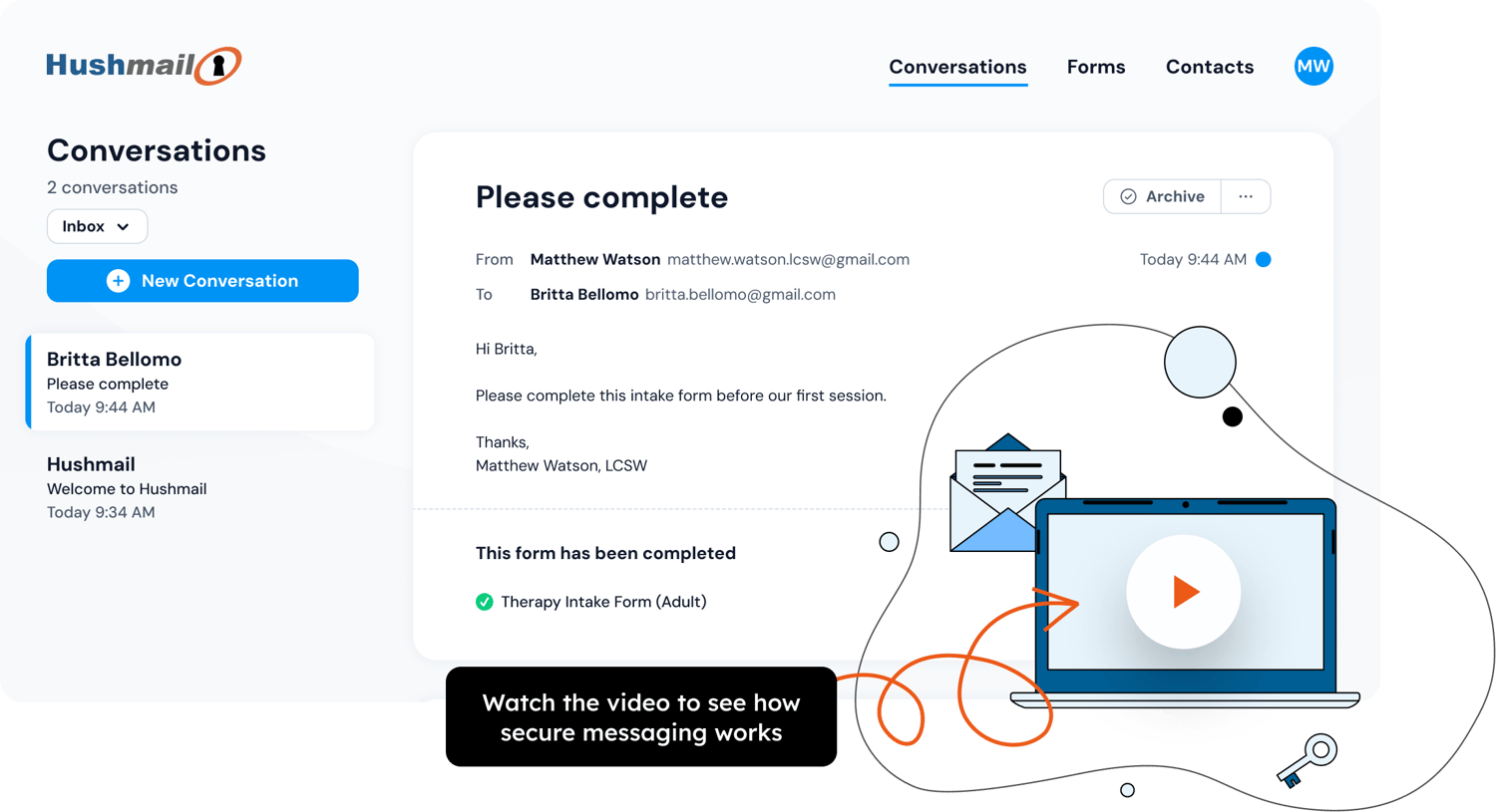Secure Messaging and Forms for Healthcare | Hushmail